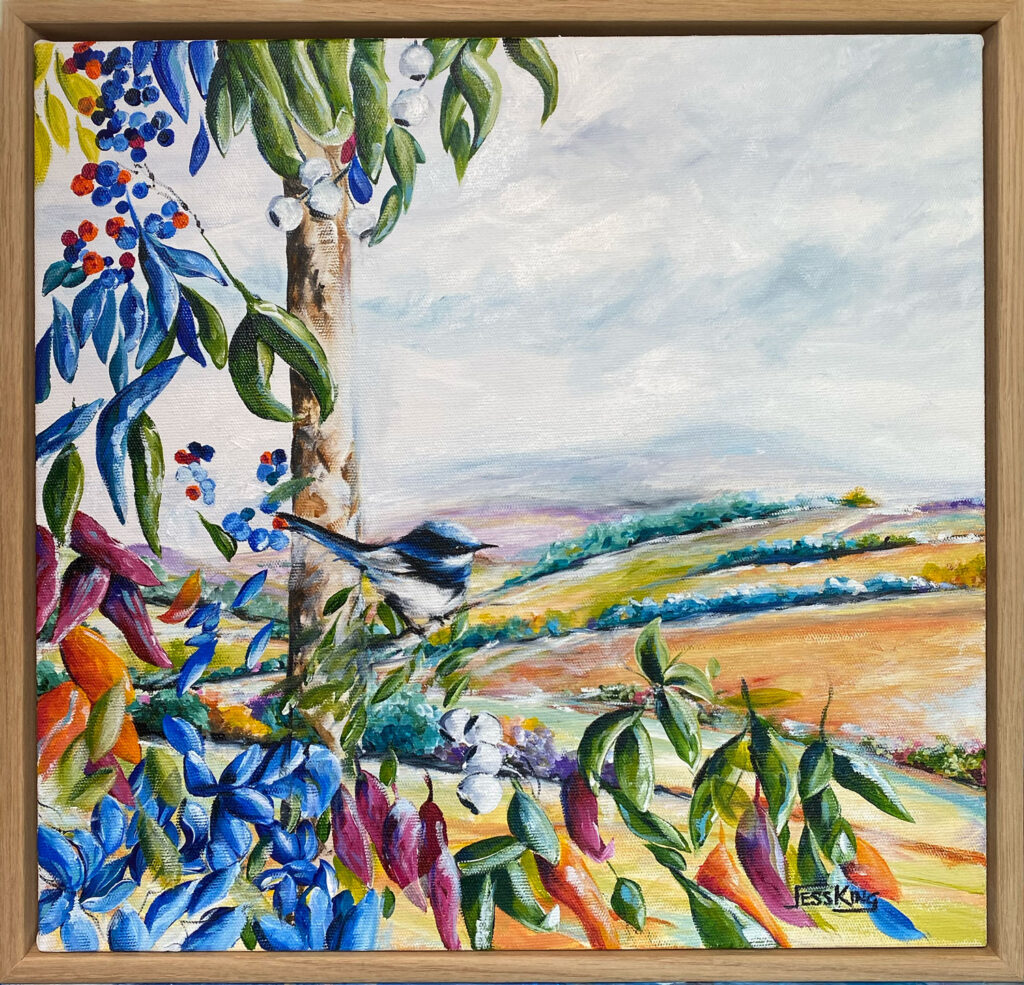 Fairy Wren Garden - Jess King Artist