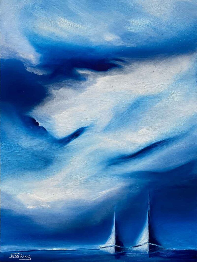 Sailing Under the Summer Sky - Jess King Artist